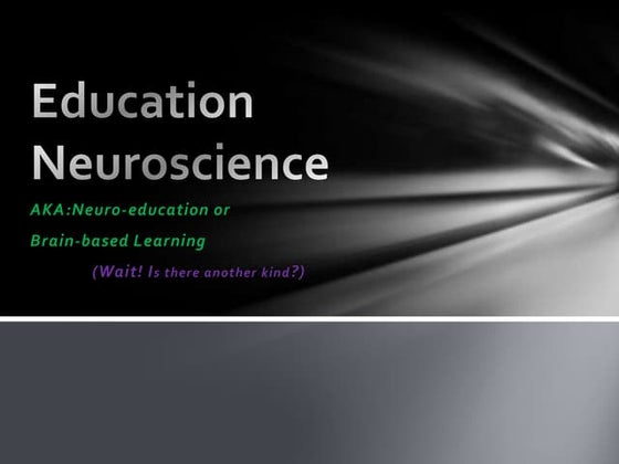 Introduction To Neuroscience | PPT | Brain and Nervous System Disorders | Diseases and Conditions