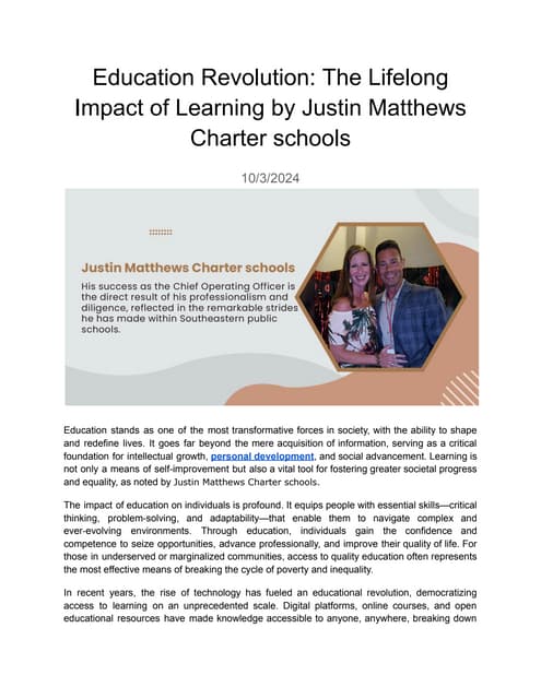 Education is the key to a brighter future | PDF