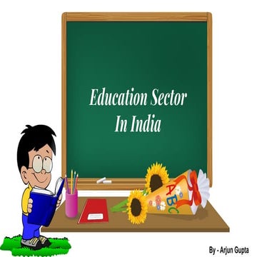 Education sector in india | PPT