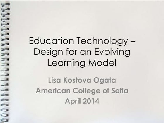 Designing for Learning Technologies | PPT