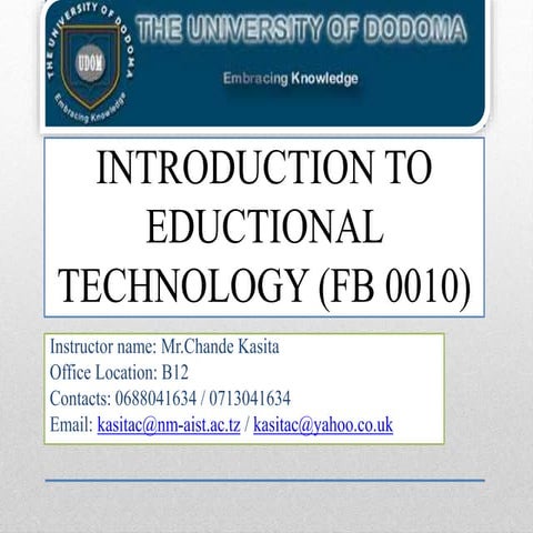 Education technology l0 | PPT