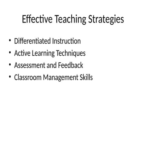 Education_Topic_5 Effective Teaching strategies.pptx