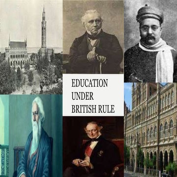 Education under british rule | PPT