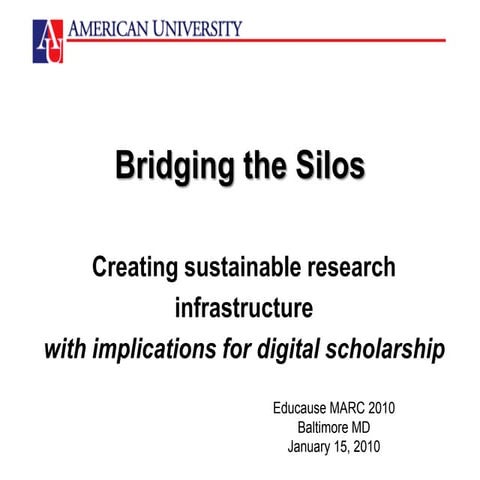 Bridging the Silos | PPTX