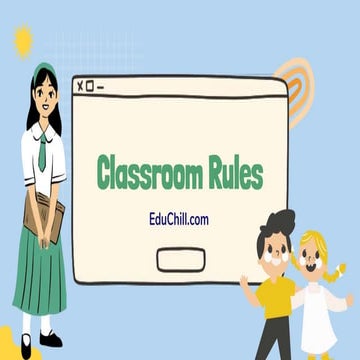 CLASSROOM RULES (ELEM) PowerPoint Presentation | PPTX
