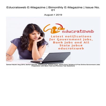 Educratsweb Magazine August - 01 2019 Issue - 01 | PDF