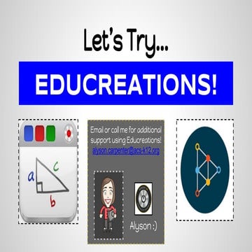 Let's Try Educreations! | PDF
