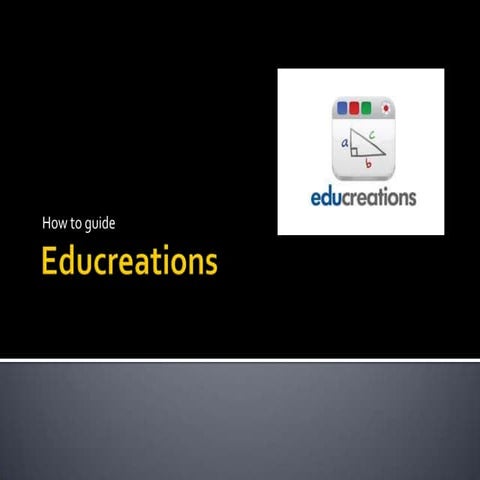 Educreations presentation | PPT