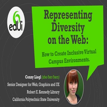 Representing Diversity on the Web: How to Create Inclusive Virtual ...