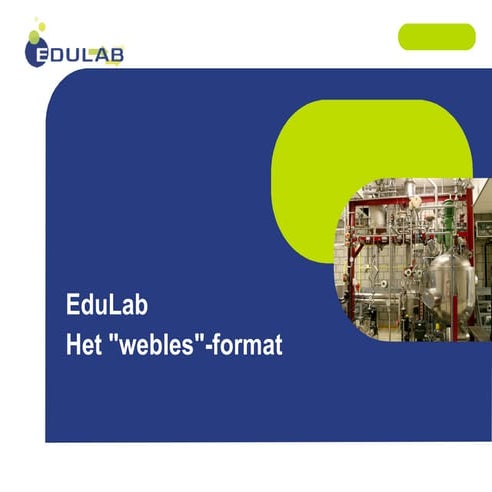 Weblesformat voor EduLab | PPT