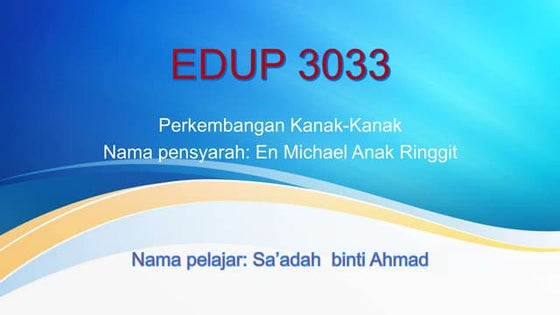 Perkembangan Bahasa,Komunikasi & Literasi Awal Kanak-kanak | PPT