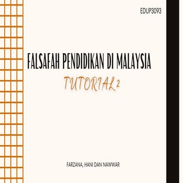 EDUP3093 ( Falsafah Pendidikan Di Malaysia)-Tutorial 2.pdf