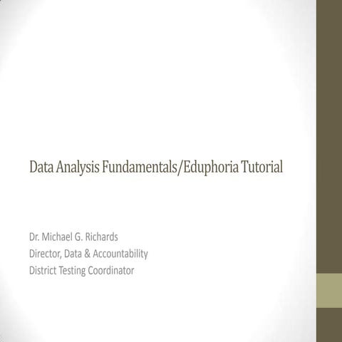 Foundations of Data Analytics | PPT