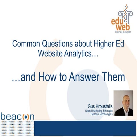 Common Questions about Higher Ed Analytics | PPT