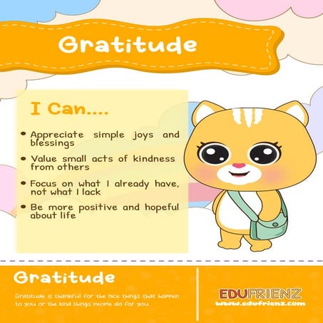 Social Emotional Learning Gratitude Poster | PDF