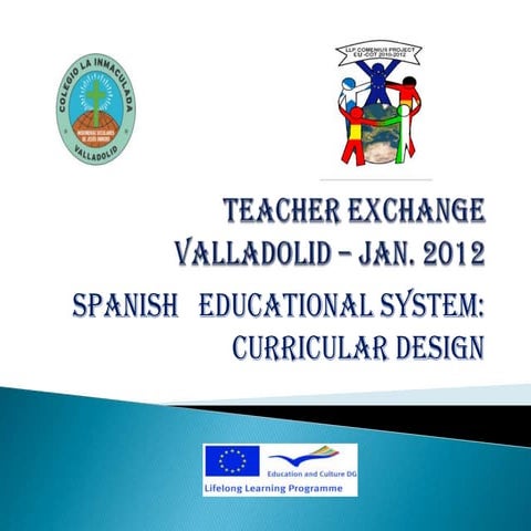 Spanish Educational System: Curricular Design | PPTX