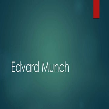 Edvard Munch | PPTX