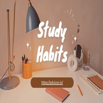 Learn Study Habits | PDF | Education