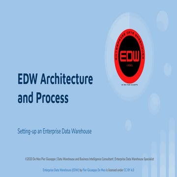 EDW: Enterprise Data Warehouse - Architecture and Process | PDF