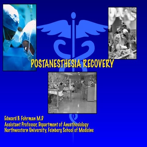 The Post anesthesia care unit [PACU] ppt | PPTX