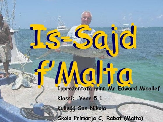 Il proġett - il-folklor malti | PPT