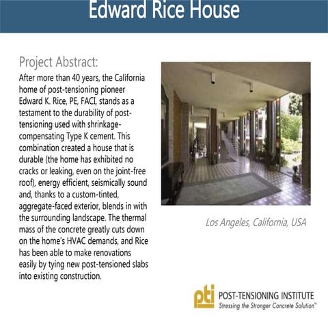 Edward Rice House | PPTX