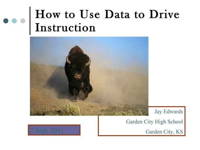 Data Driven Instruction | PPT