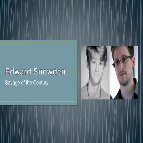 Edward snowden | PPTX