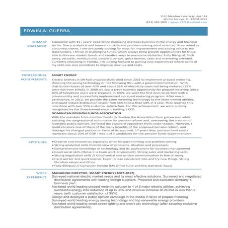 Edwin Guerra CV | PDF