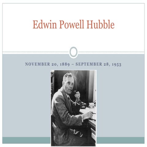 Edwin powell hubble2 | PPT