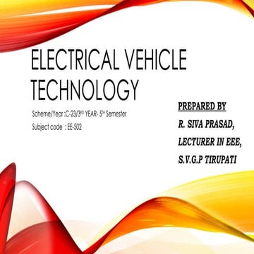 EVT 2 Electrical and electronics engineering | PPTX
