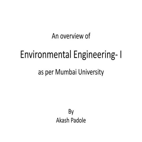 An overview of EE-I as per Mumbai University | PPTX