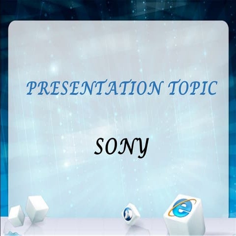 SONY Case Study | PPT