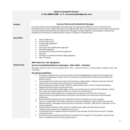 Updated Resume - Veena Kumar | DOCX
