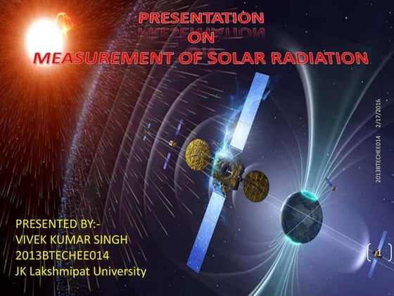 SOLAR RADIATION MEASUREMENT | PDF
