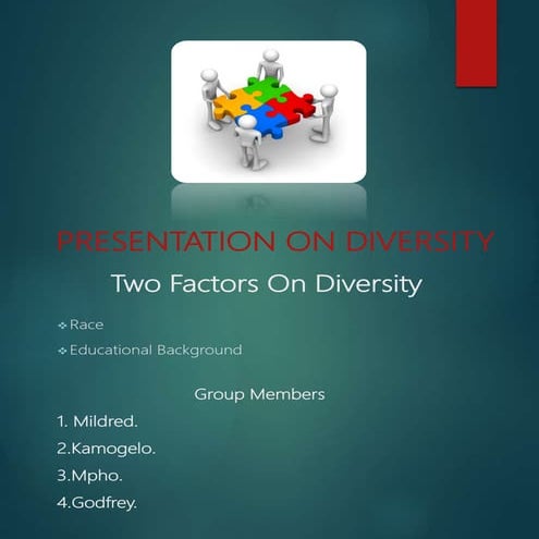 final group presentation on diversity | PDF