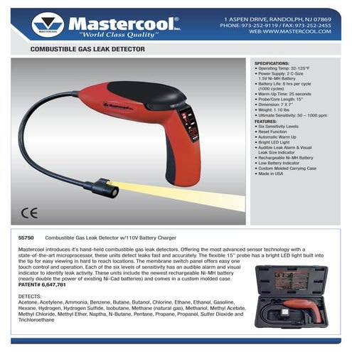 Gazoscan methane detector | PDF