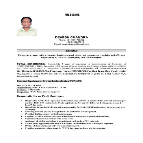Devesh CV | PDF