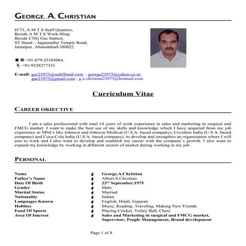 george_resume-Dec 2015-updated | DOC