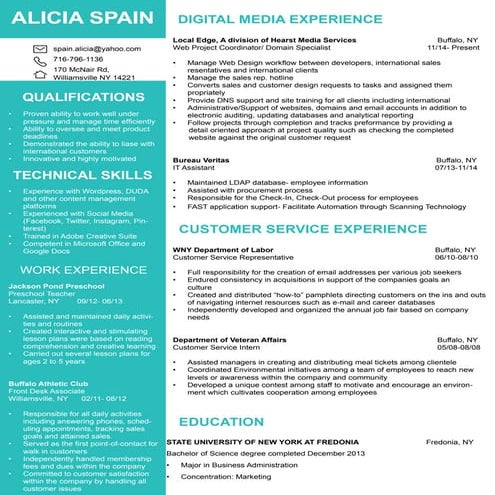 Alicia's Resume | PDF
