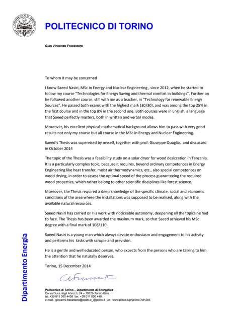 reference letter | PDF