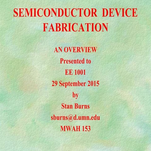 Semiconductor devices and presentation.ppt