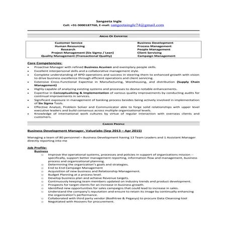 Sangeeta CV (2003 Format)(2) | DOC