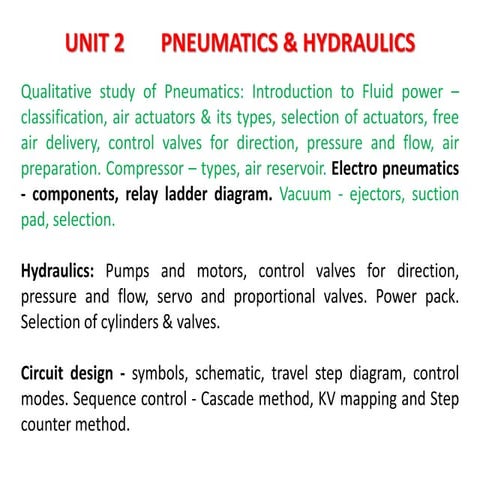 Ee16704 unit2 part2_electropneumatic | PPTX