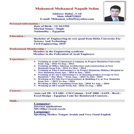 Eng . Mohamed Selim | PDF