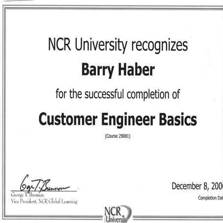 NCR Customer Engineer Basics 2 | PPT