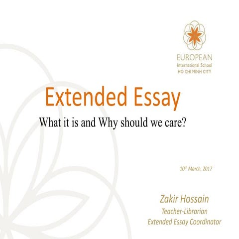 Extended Essay-Parents Info Session | PPT