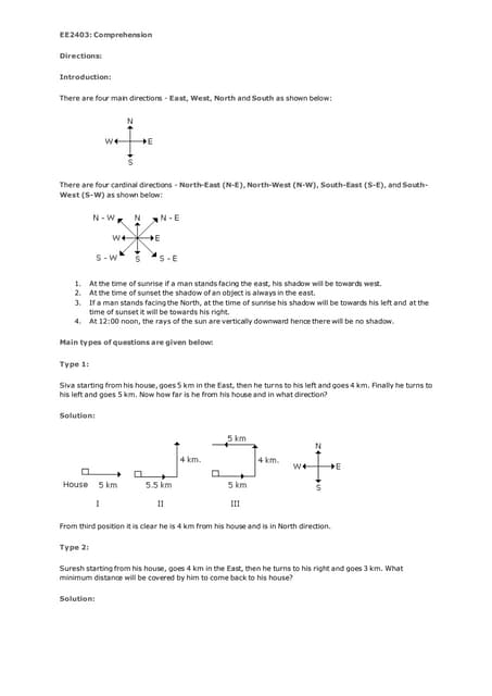 Logical & Analytical Reasoning - Directions.pptx | Hinduism | Religion & Spirituality