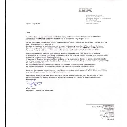 IBM letter | PDF