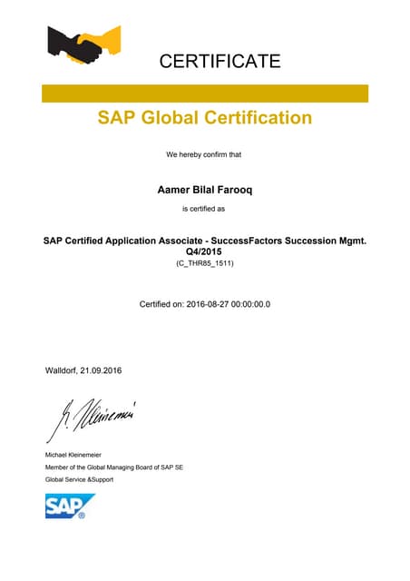 SAP_certification | PDF